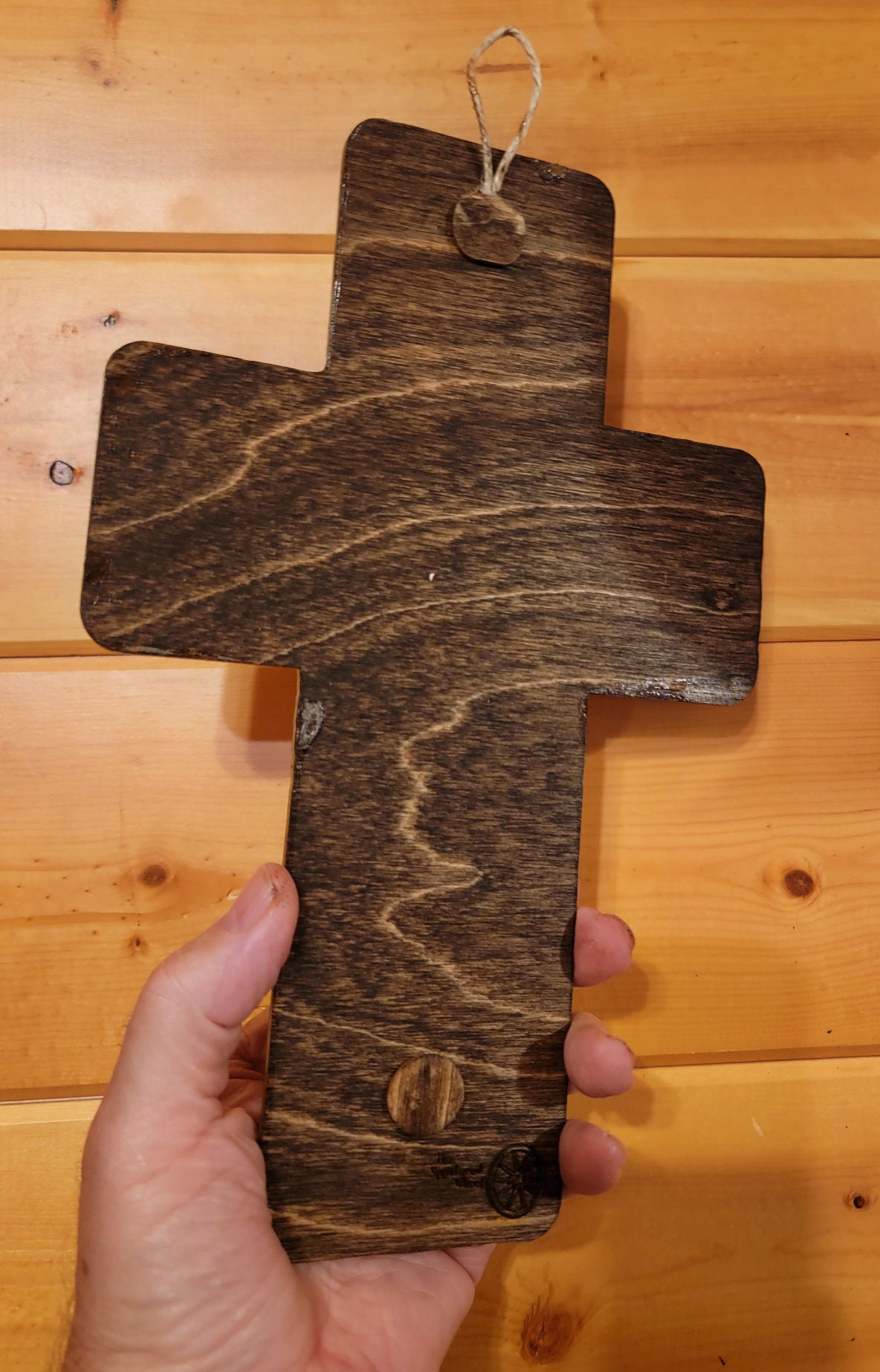 Wood Cross, Jesus Helping Hand - Engraved - Etsy