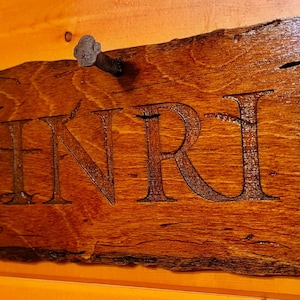 INRI Crucifixion Sign – Wooden Replica With Hebrew, Greek, Latin ...