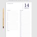 2022 Daily Planner Printable, 24 Hours Planner, 365 Days to Do List ...
