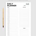 Editable Daily to Do List Planner Printable, 2022 Daily Planner PDF, 24 ...
