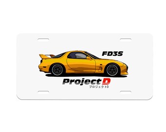 Rx7 License Plate - Etsy