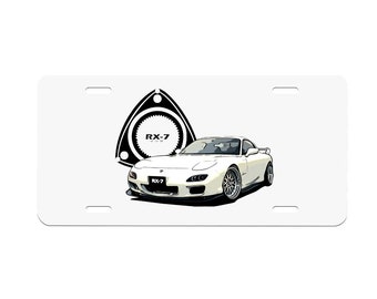 Rx7 License Plate - Etsy