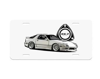 Rx7 License Plate - Etsy