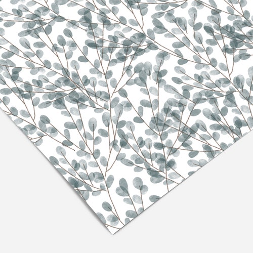Blue Floral Contact Paper Peel and Stick Wallpaper | Etsy