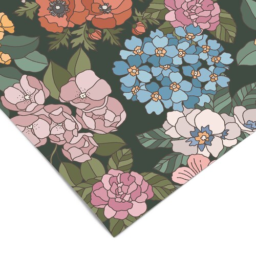 Wildflower Floral Contact Paper Peel and Stick Wallpaper - Etsy