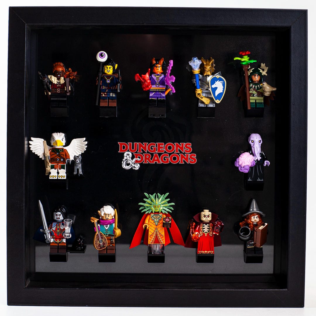 Acrylic Frame Insert for LEGO CMF Minifigure Dungeons & Dragons Series ...