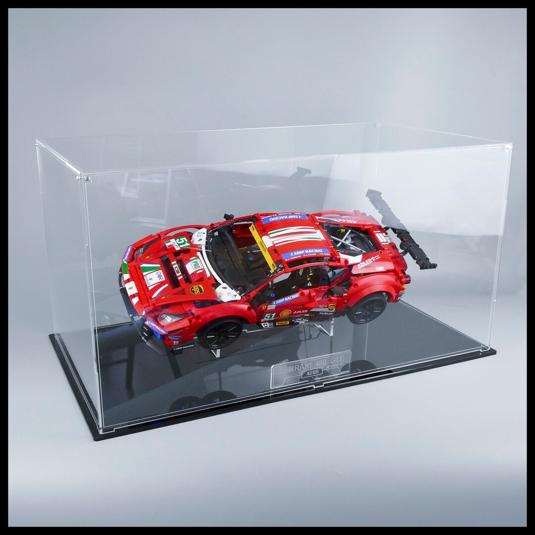 Acrylic Display Case With Internal Stand for LEGO Ferrari 488 GTE ...