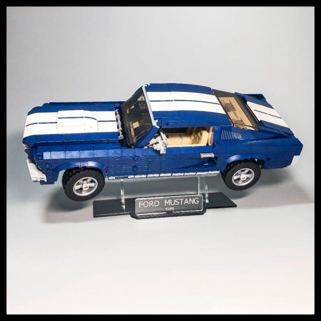 Acrylic Display Stand for the LEGO Ford Mustang Model (10265) - Etsy