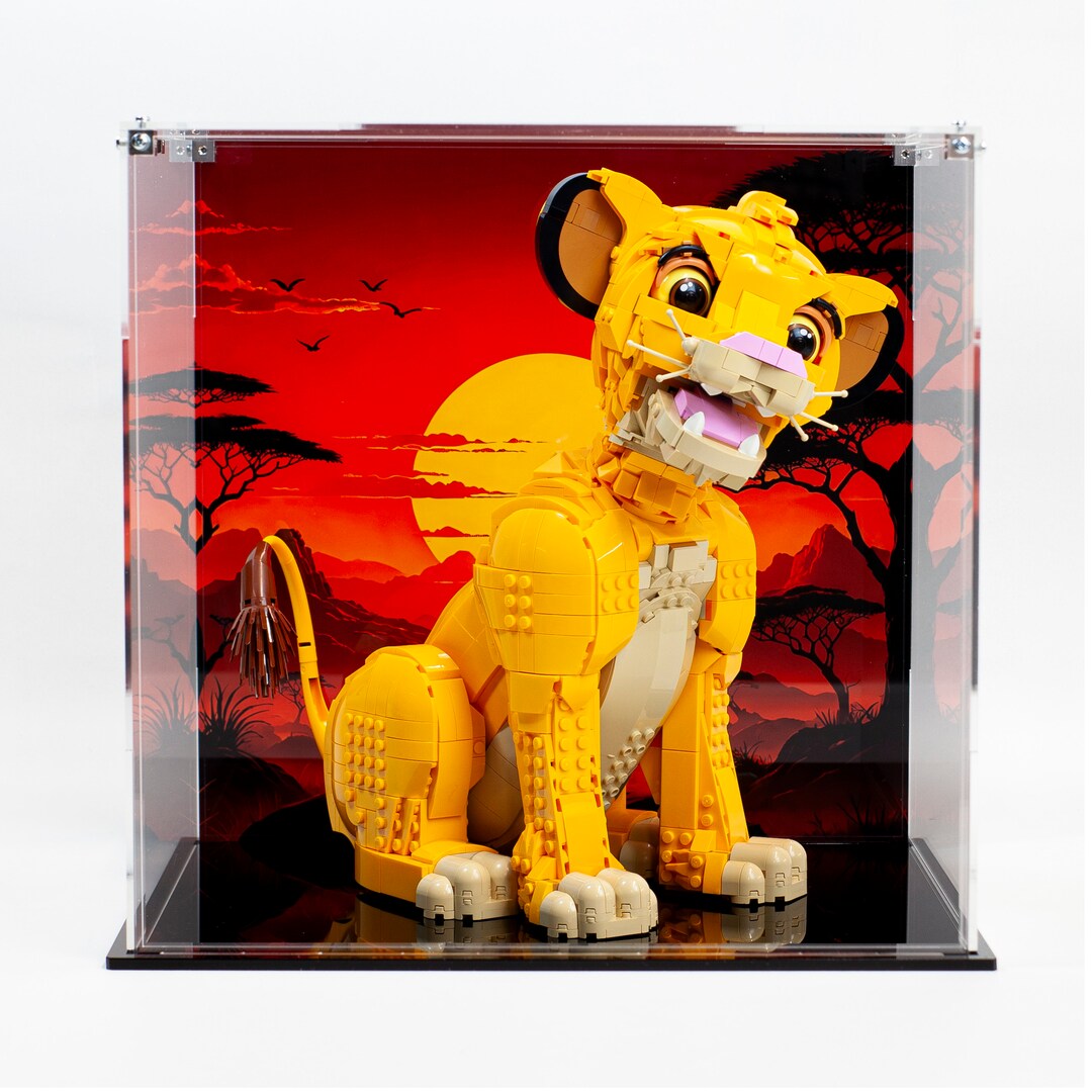 Acrylic Display Case for the LEGO® Young Simba the Lion King 43247 - Etsy