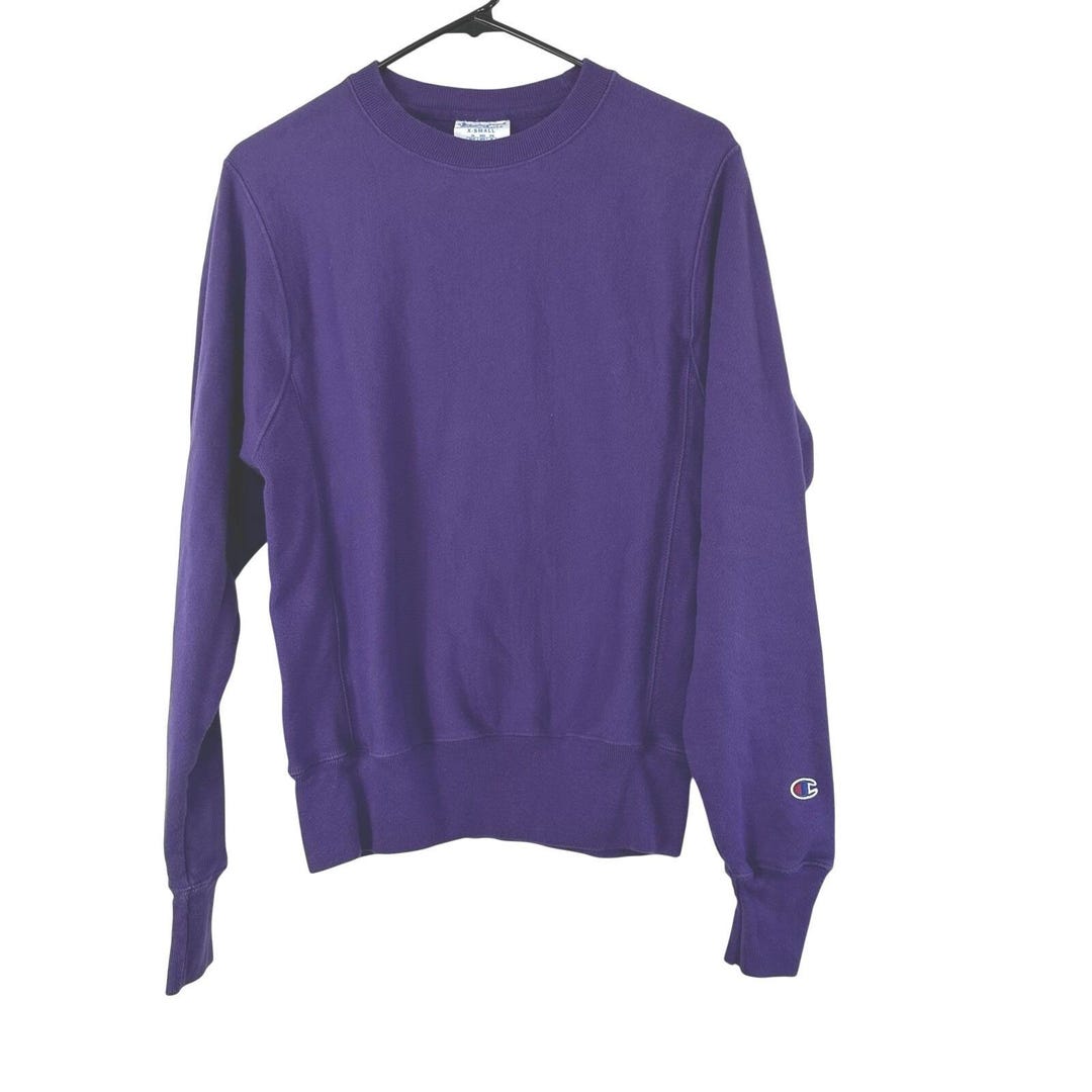 Vintage 90s Champion Reverse Weave Crewneck Sweatshirt Mens XS Solid ...