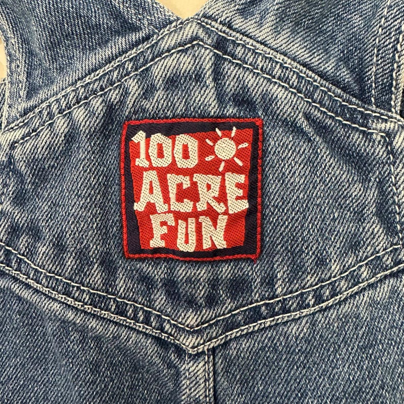 Disney Vintage Winnie the Pooh Tigger Denim Overalls Size 3T 100 Acre ...