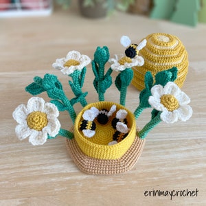 Crochet Beehive Pattern, Amigurumi Beehive Pattern, Bumble Blossom ...