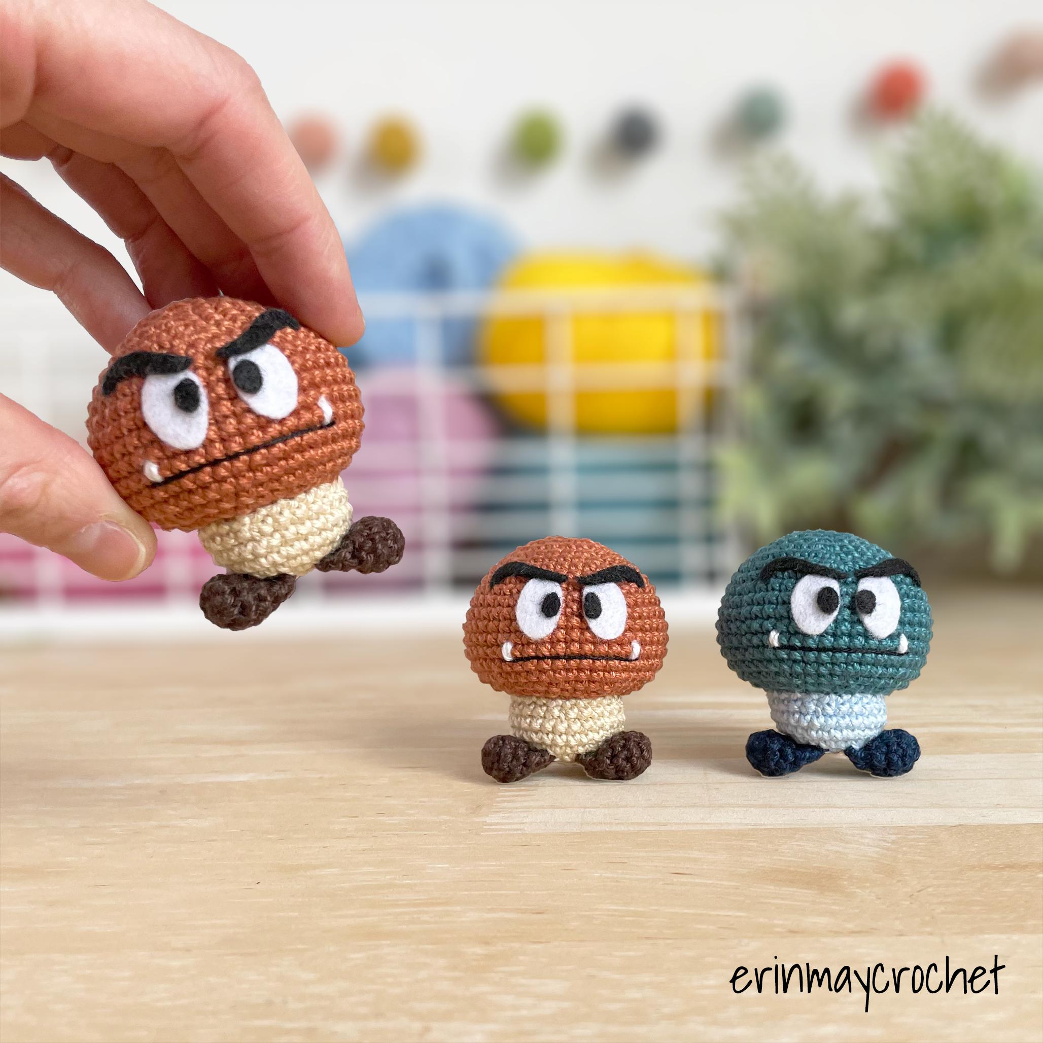 Grumpy Mushroom Guy Crochet Pattern: Goomba Amigurumi (PDF Pattern) - Etsy