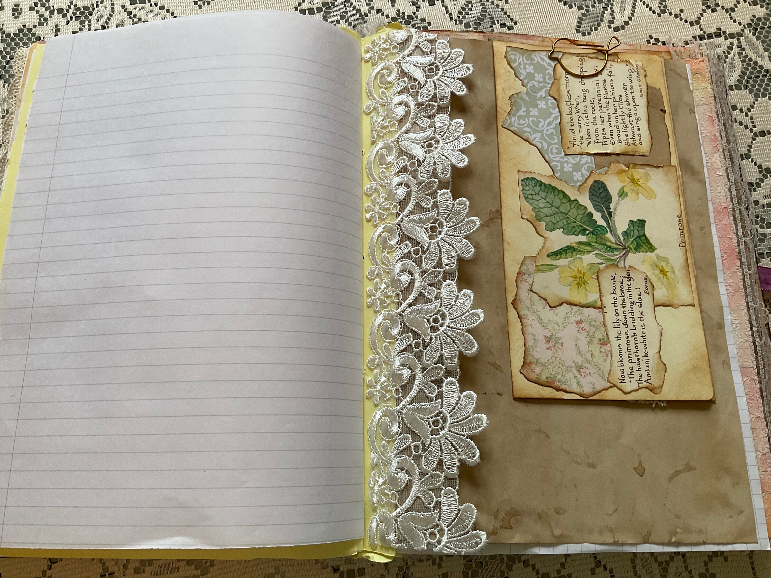 The Language of Flowers Altered Book. - Etsy