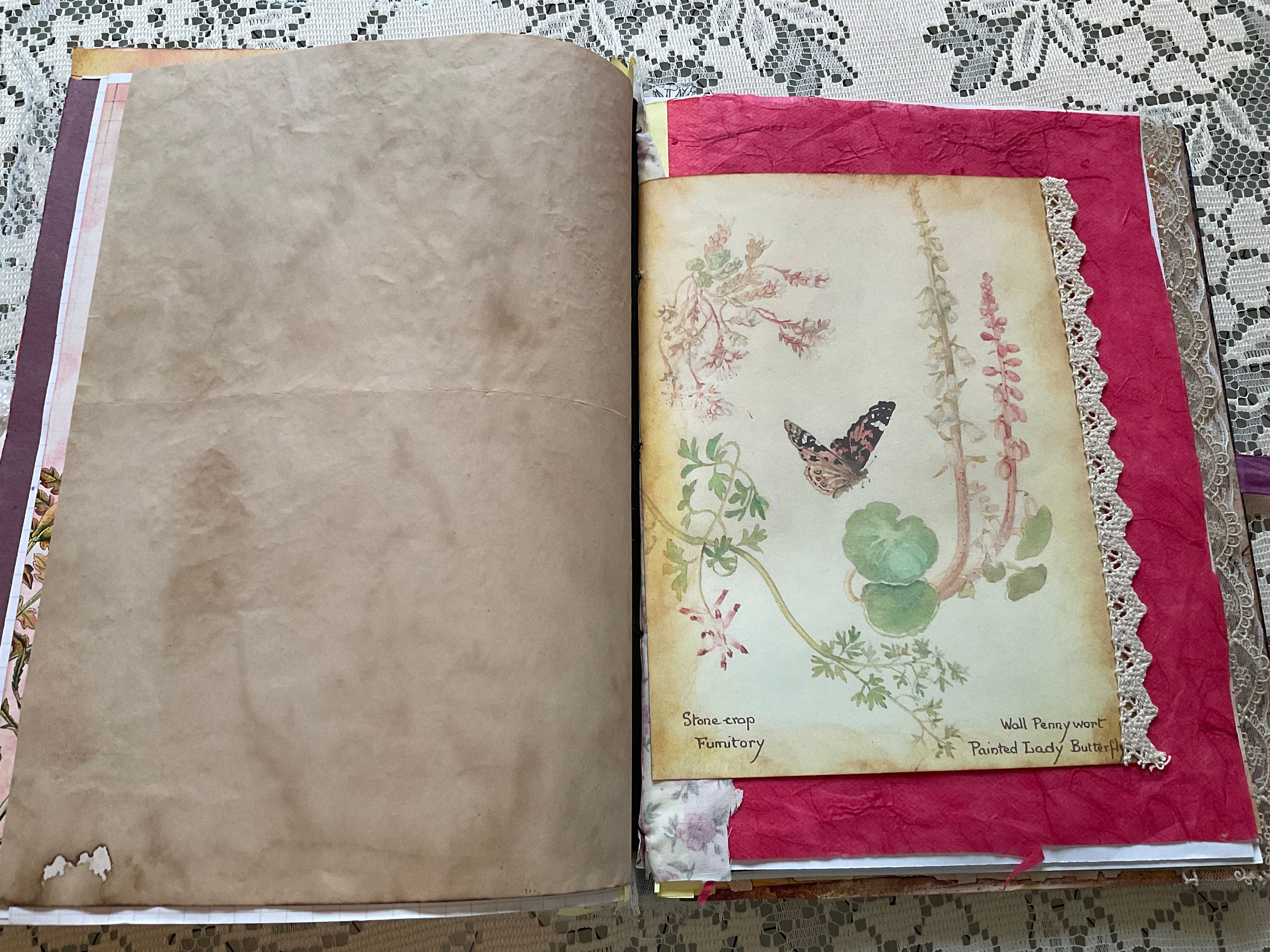 The Language of Flowers Altered Book. - Etsy