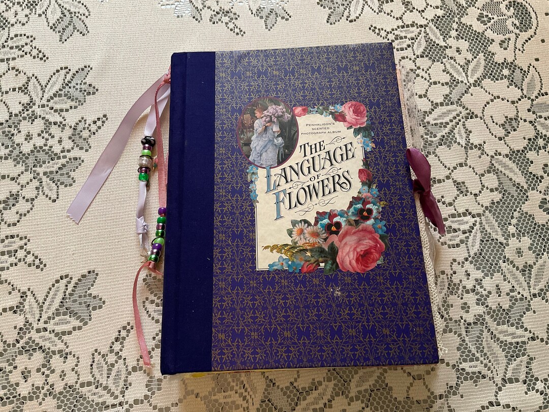 The Language of Flowers Altered Book. - Etsy