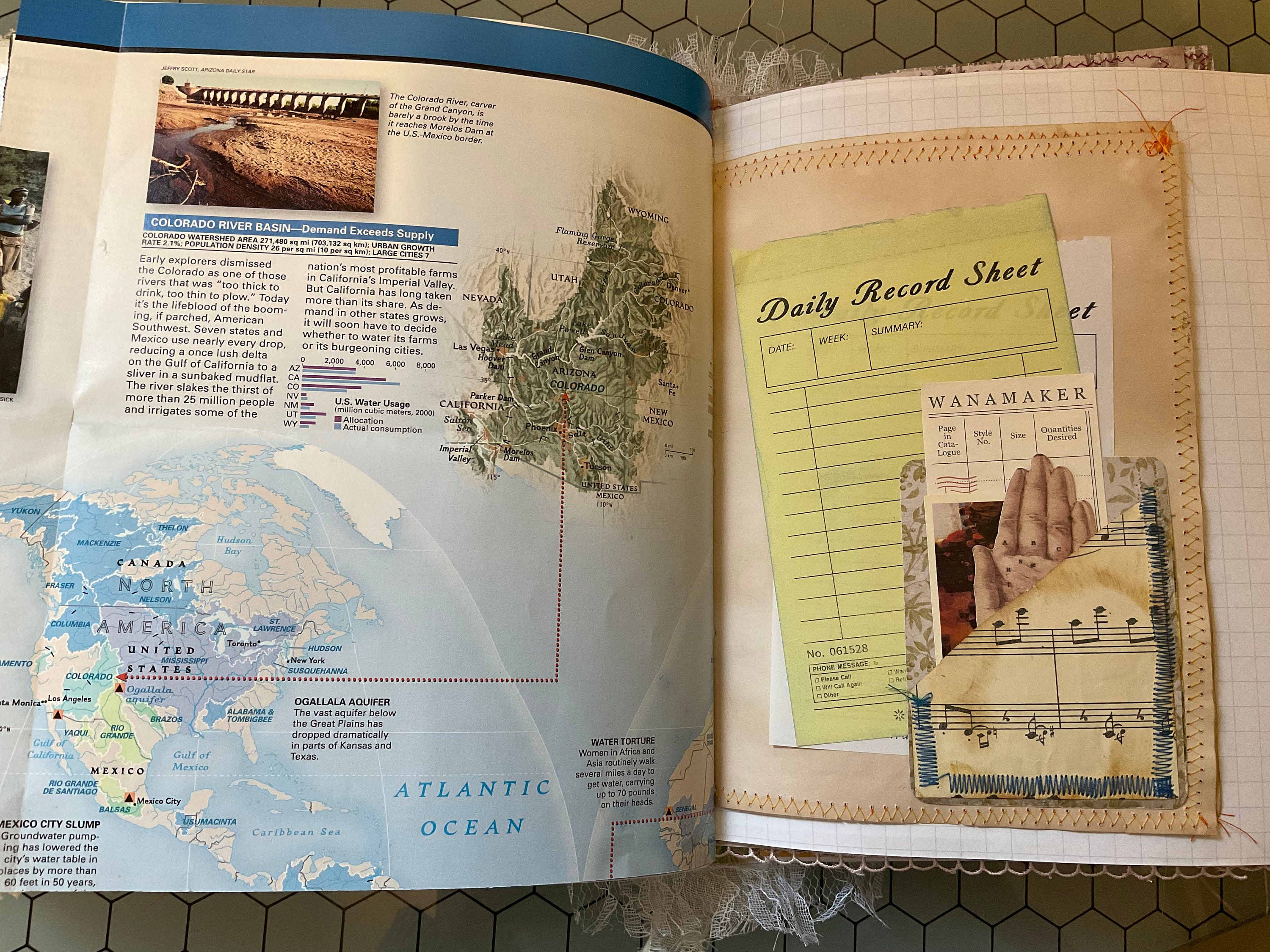 Found Objects Mixed Media Cover Journal - Etsy