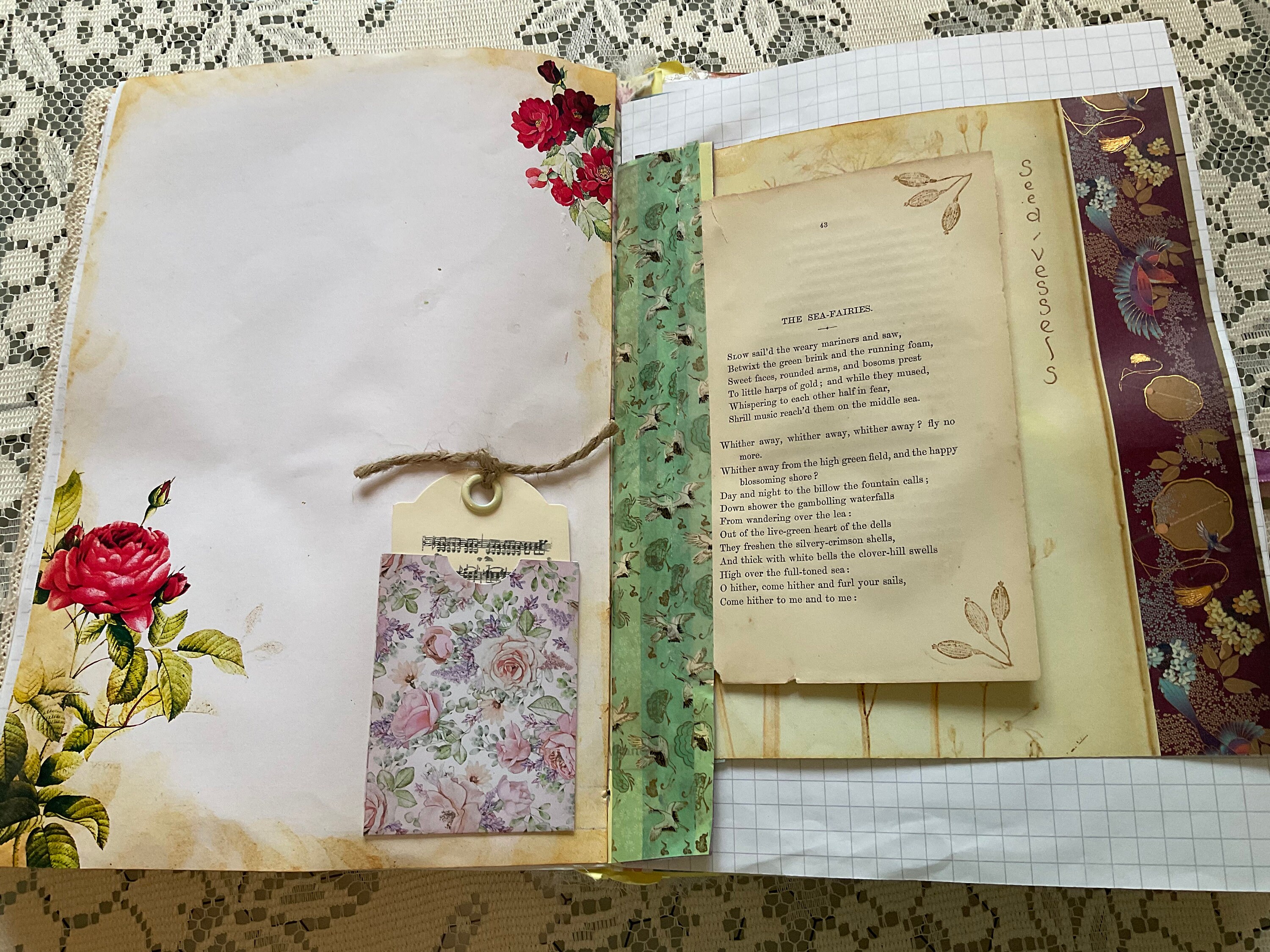 The Language of Flowers Altered Book. - Etsy