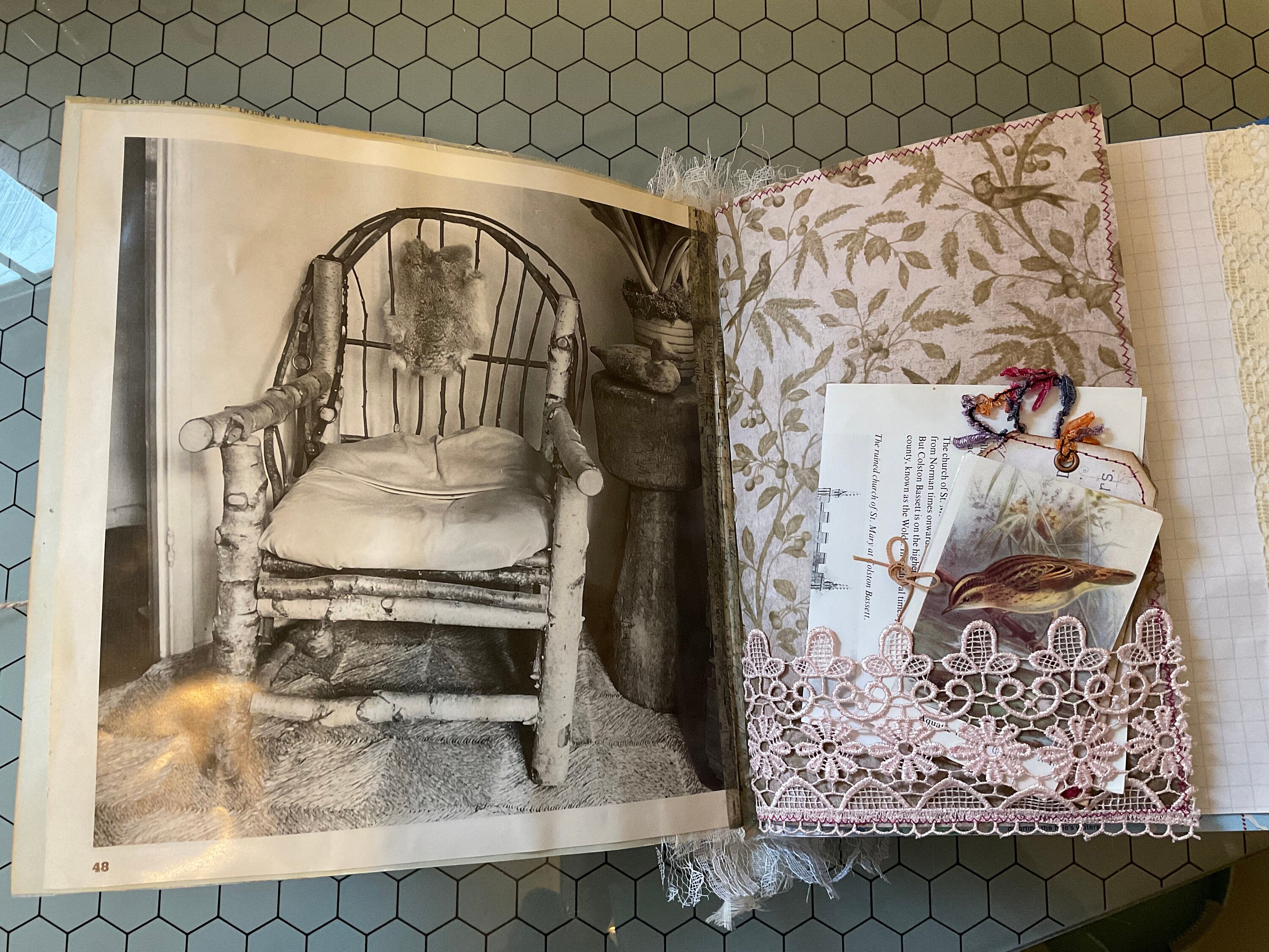 Found Objects Mixed Media Cover Journal - Etsy