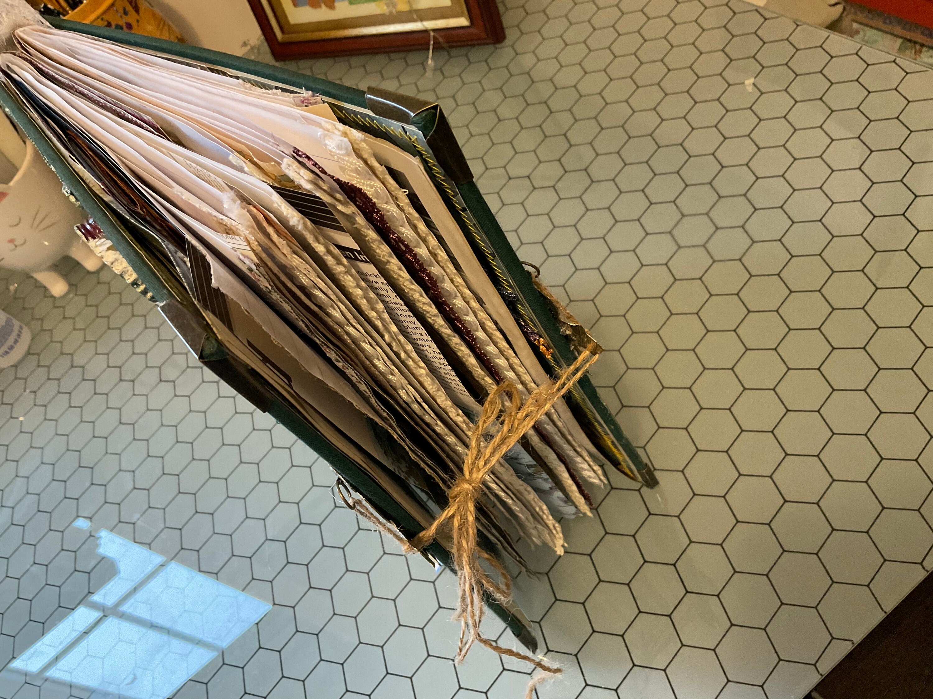 Found Objects Mixed Media Cover Journal - Etsy