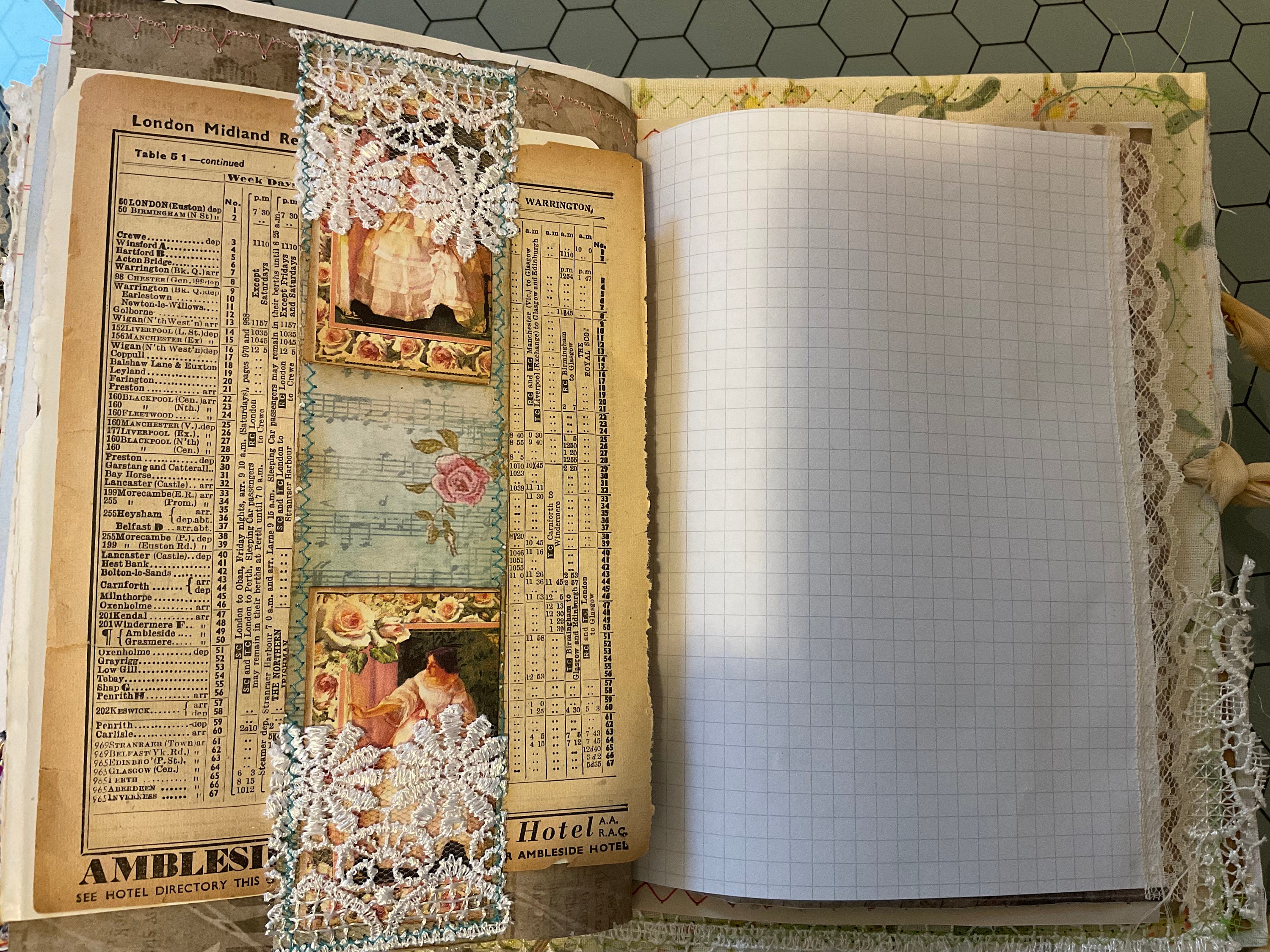 Retro Daisy Soft Junk Journal - Etsy