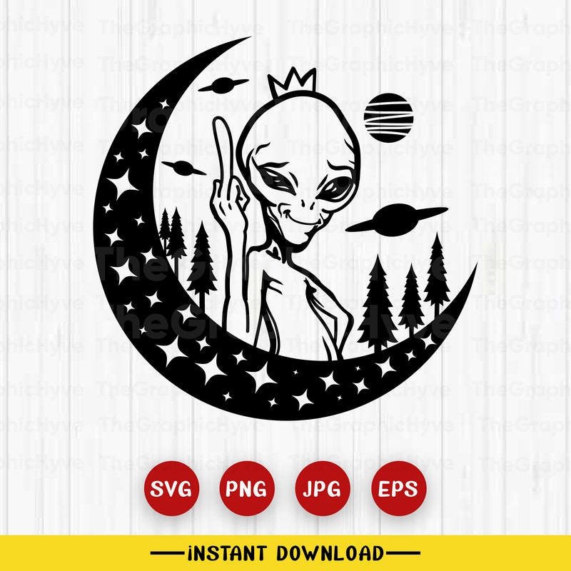 Alien Svg - Etsy