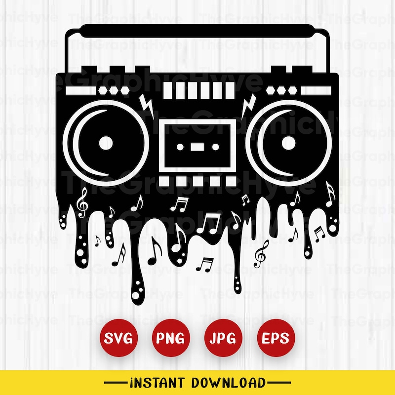 Boombox Svg - Etsy