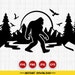 Bigfoot SVG | Big Foot Svg | Wild Monster T-shirt Decal Sticker ...
