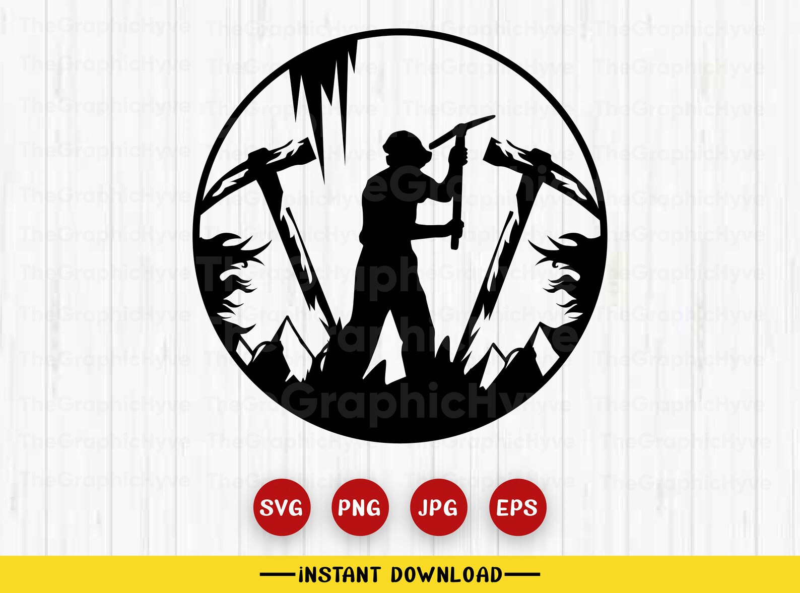 Mining Scene Svg | Miner Dad Clipart | Mining Shirt Png | Mine Land ...