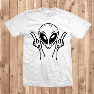 Alien Mid Finger SVG Alien Svg Alien Cut Files Alien Png Middle Finger ...