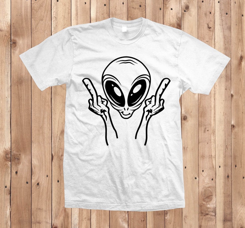Alien Mid Finger SVG Alien Svg Alien Cut Files Alien Png Middle Finger ...