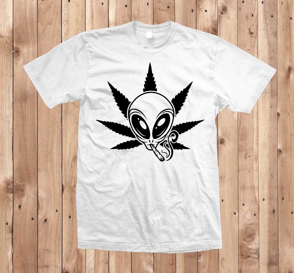 Alien Smoking Joint SVG Alien Smoking Weed Svg Smoking Marijuana Svg ...