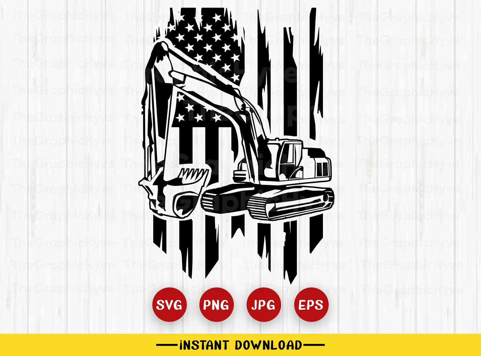 US Excavator SVG Excavator Svg Heavy Equipment Svg - Etsy