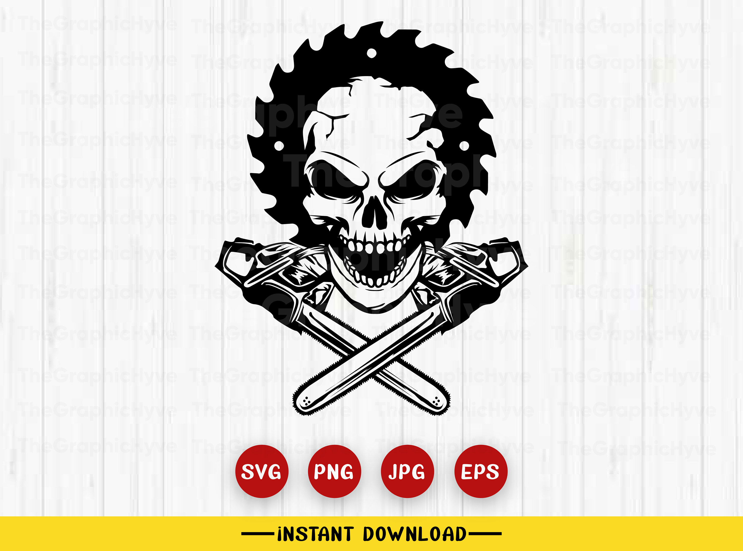 Lumberjack Skull SVG Logging T-shirt Decal Sticker Vinyl Cricut Cutting ...