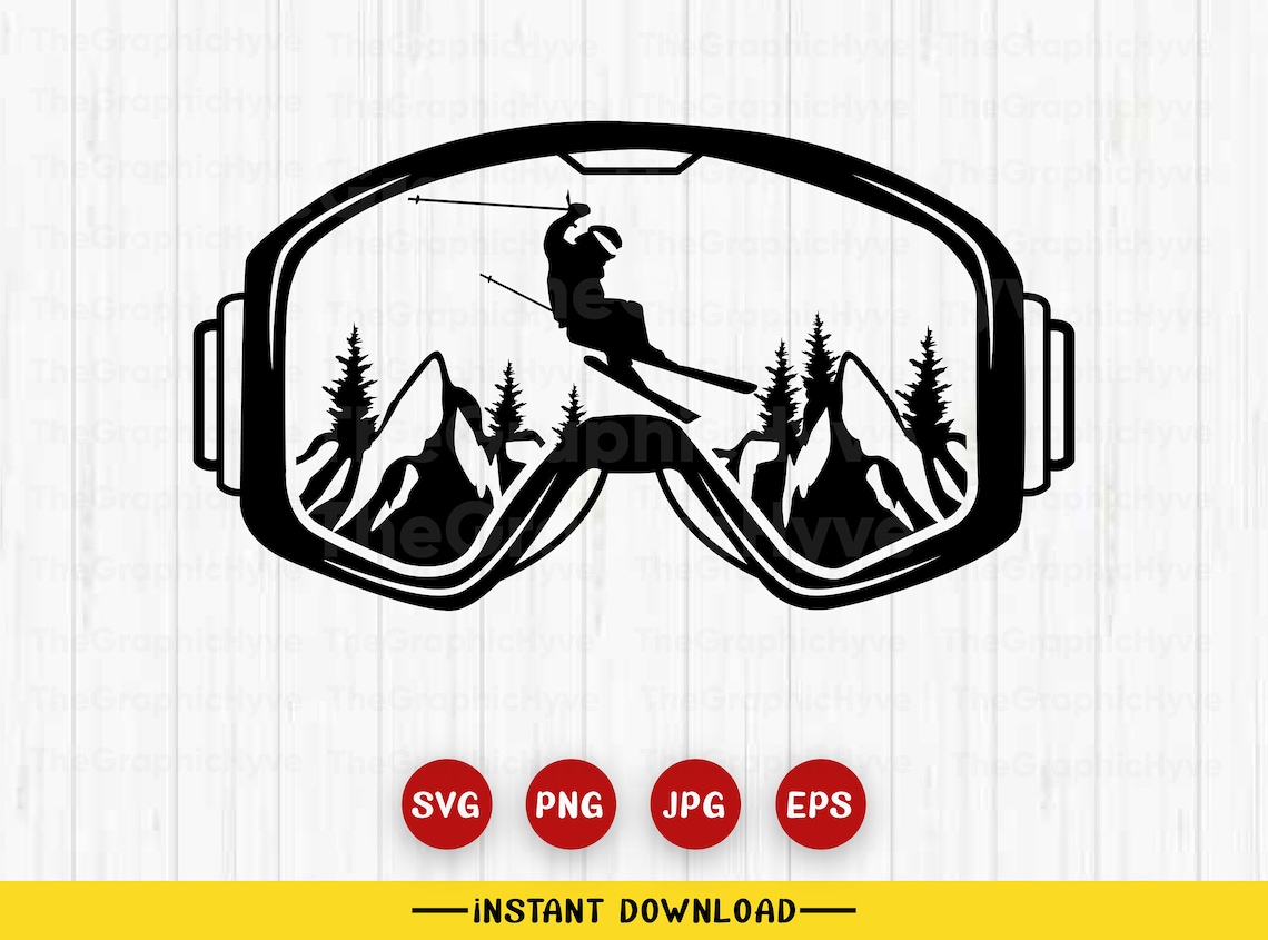 Ski Mountain Scene2 Svg Ski Svg Ski Shirt Svg Skiing Svg - Etsy