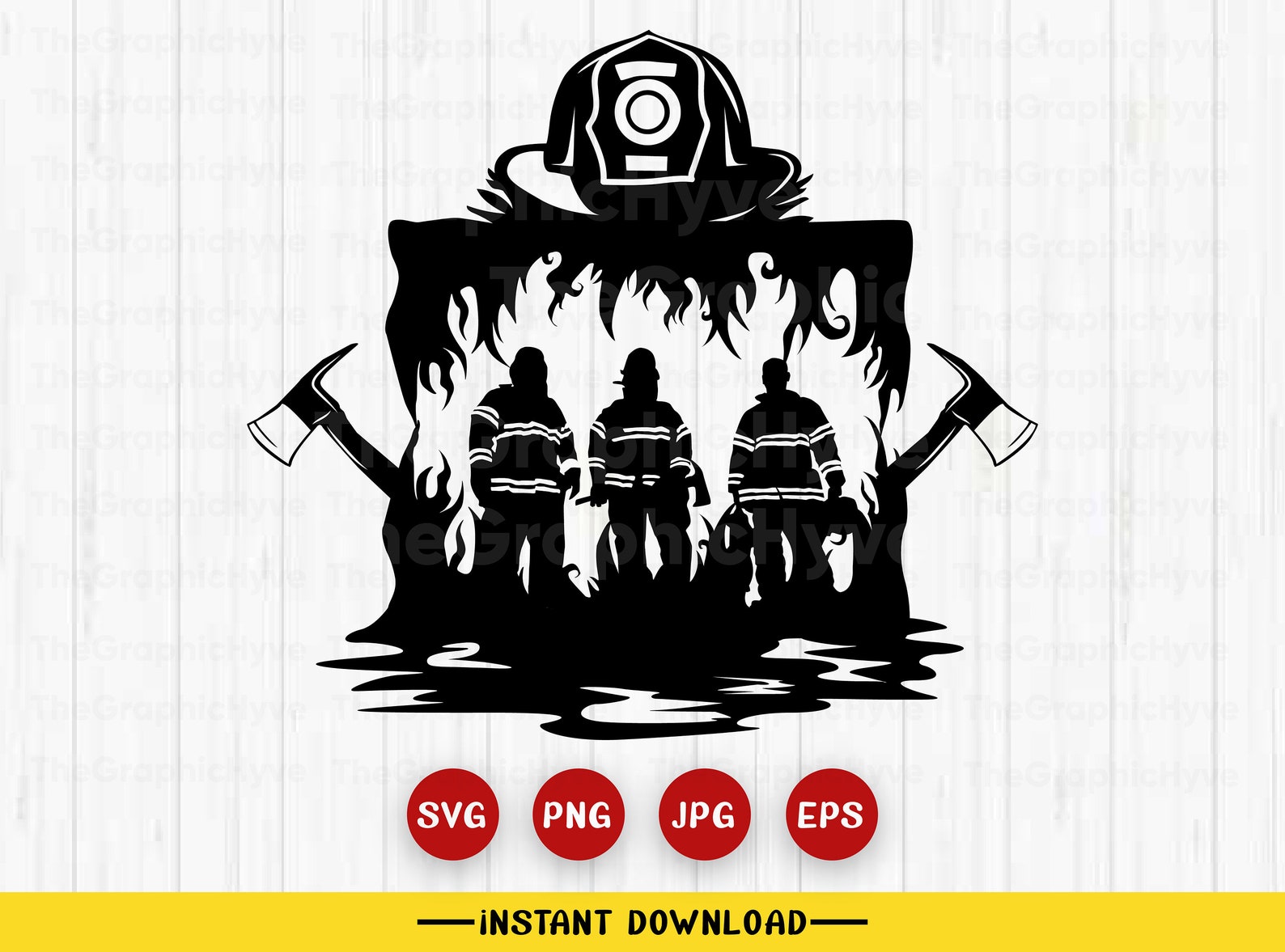 Fire Fighter Scene Svg | Fire Fighter Svg | Fireman Svg | Rescue Team ...