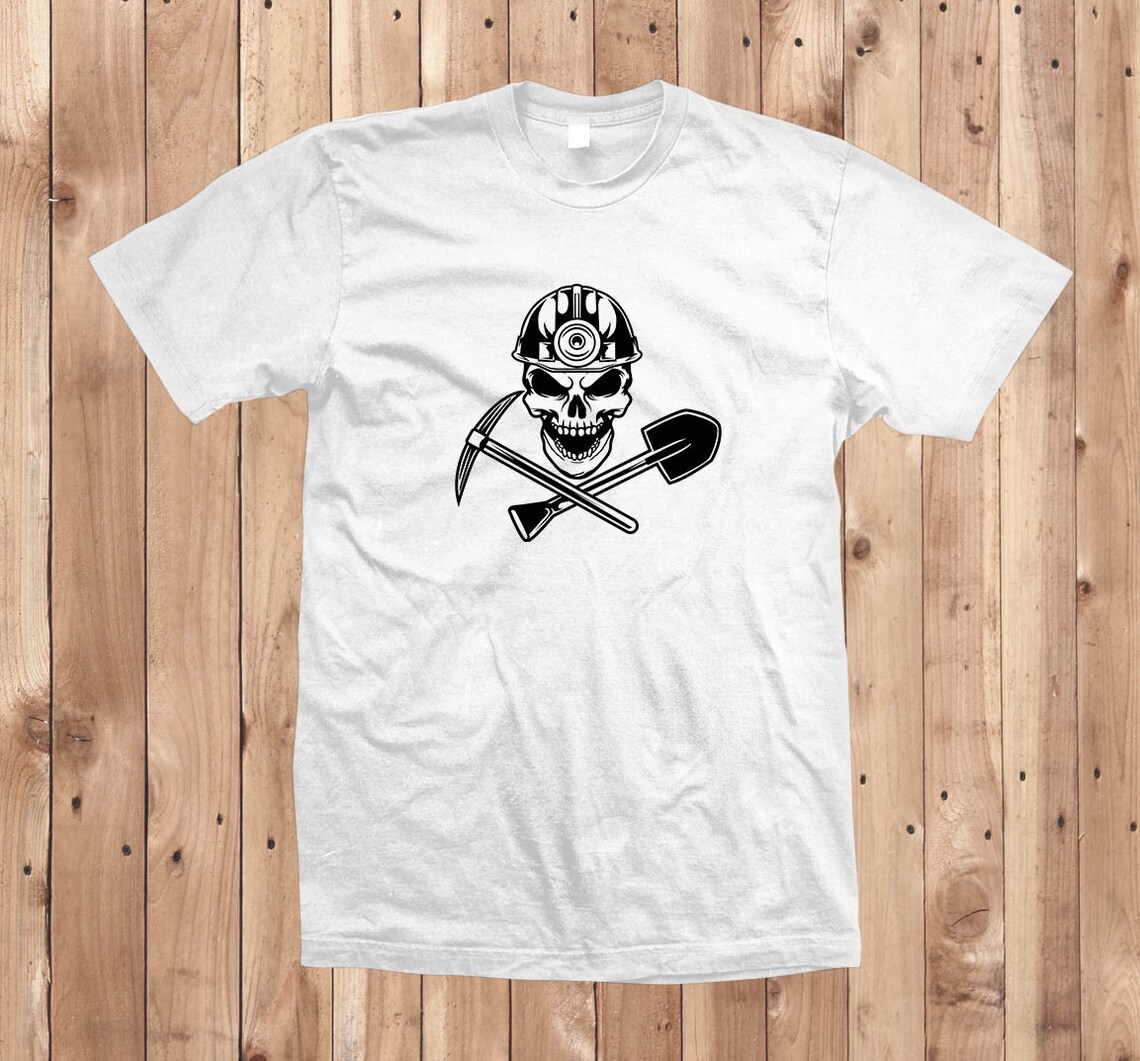 Miner Skull Svg File Mining Svg Miner Dad Svg Mining - Etsy
