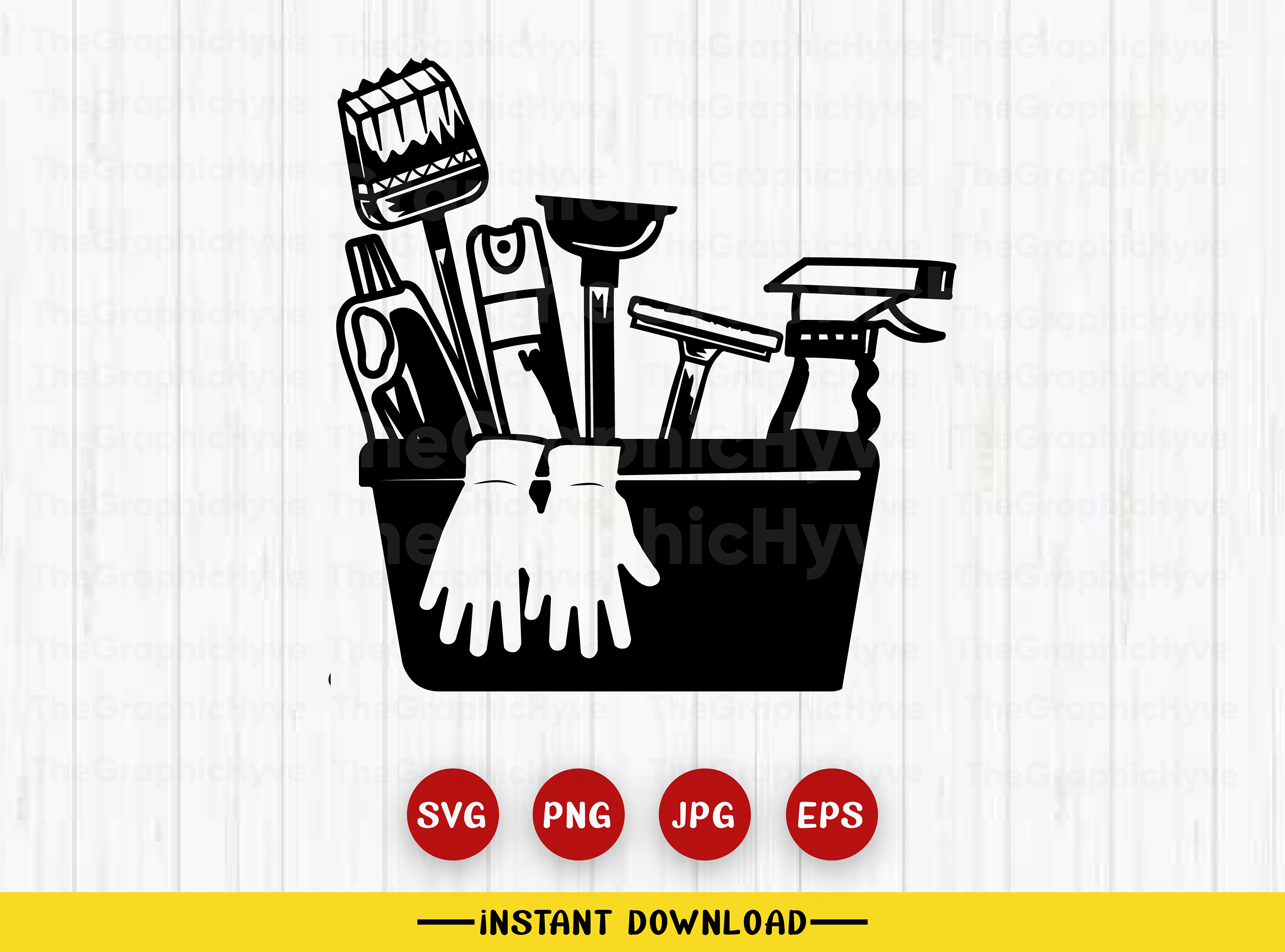 Cleaning Tools, Cleaning Svg, Cleaning Tools Svg, Cleaning Service Svg ...