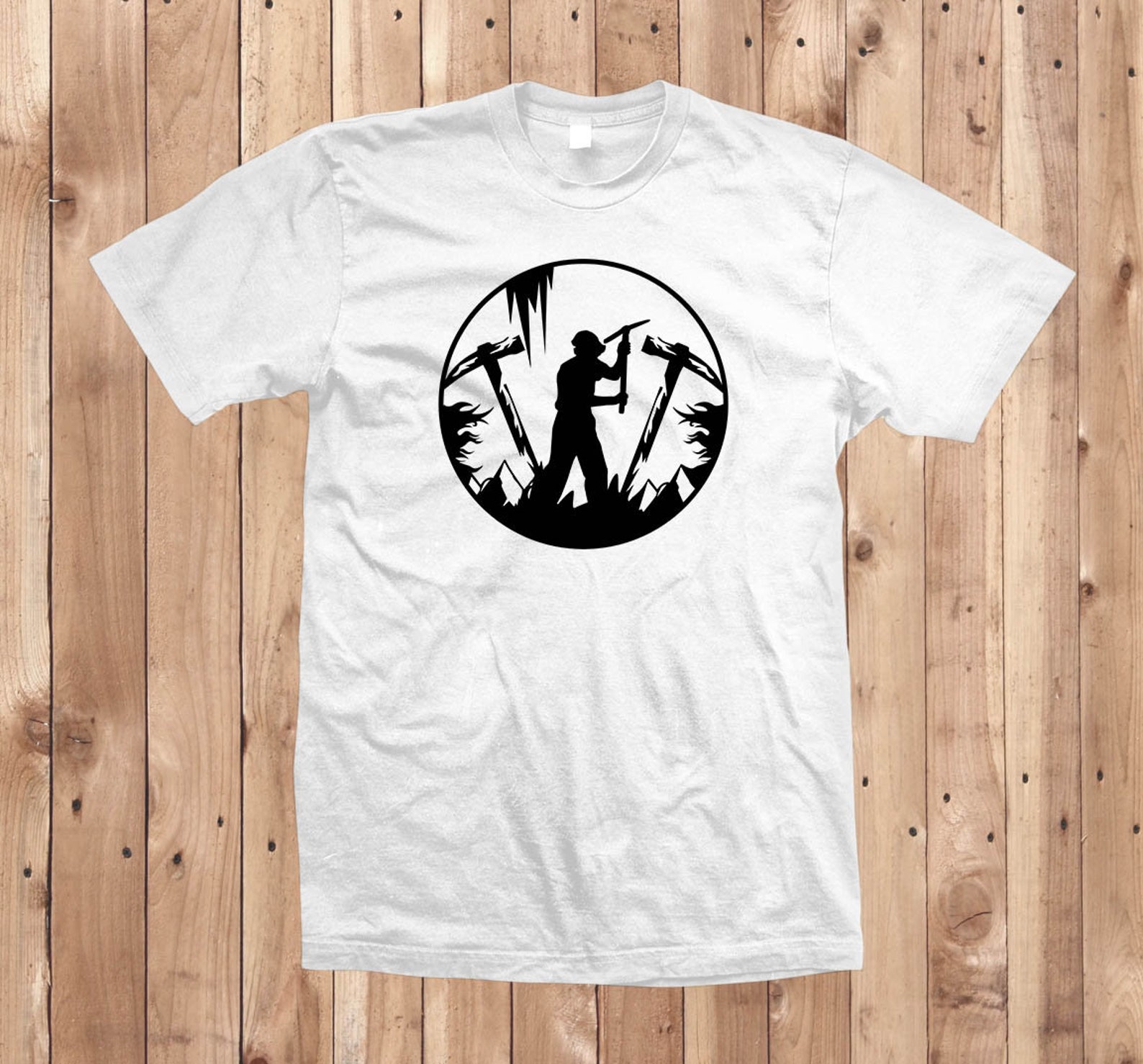 Mining Scene Svg | Miner Dad Clipart | Mining Shirt Png | Mine Land ...
