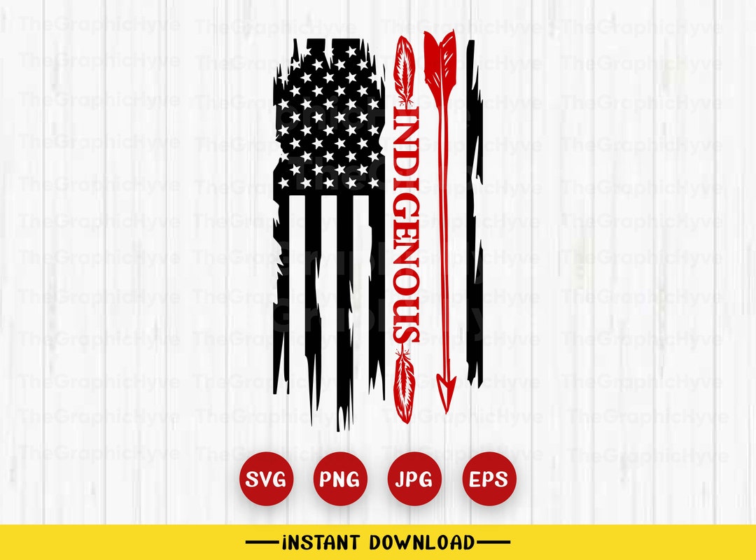 US Flag Indigenous SVG, PNG, Indigenous Peoples Day Svg, Indigenous ...