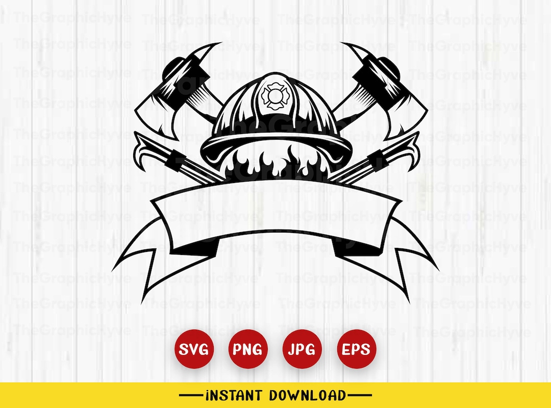 Fire Fighter Tools Svg | Fireman Svg | Fire Fighter Tools Svg ...