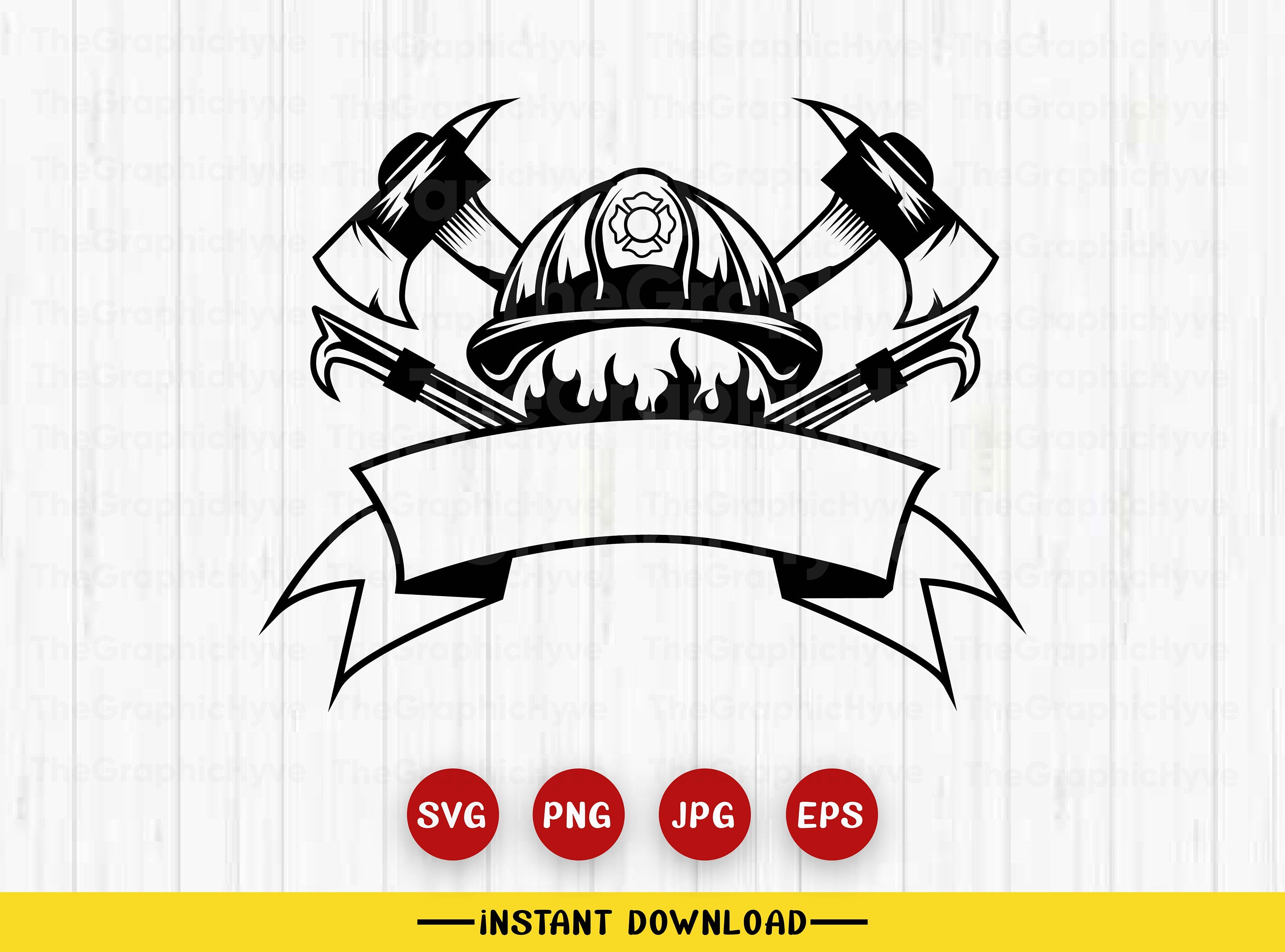 Fire Fighter Tools Svg | Fireman Svg | Fire Fighter Tools Svg ...