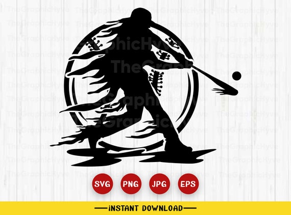 Baseball Player Heat SVG Baseball Player Svg for Him Gifts - Etsy