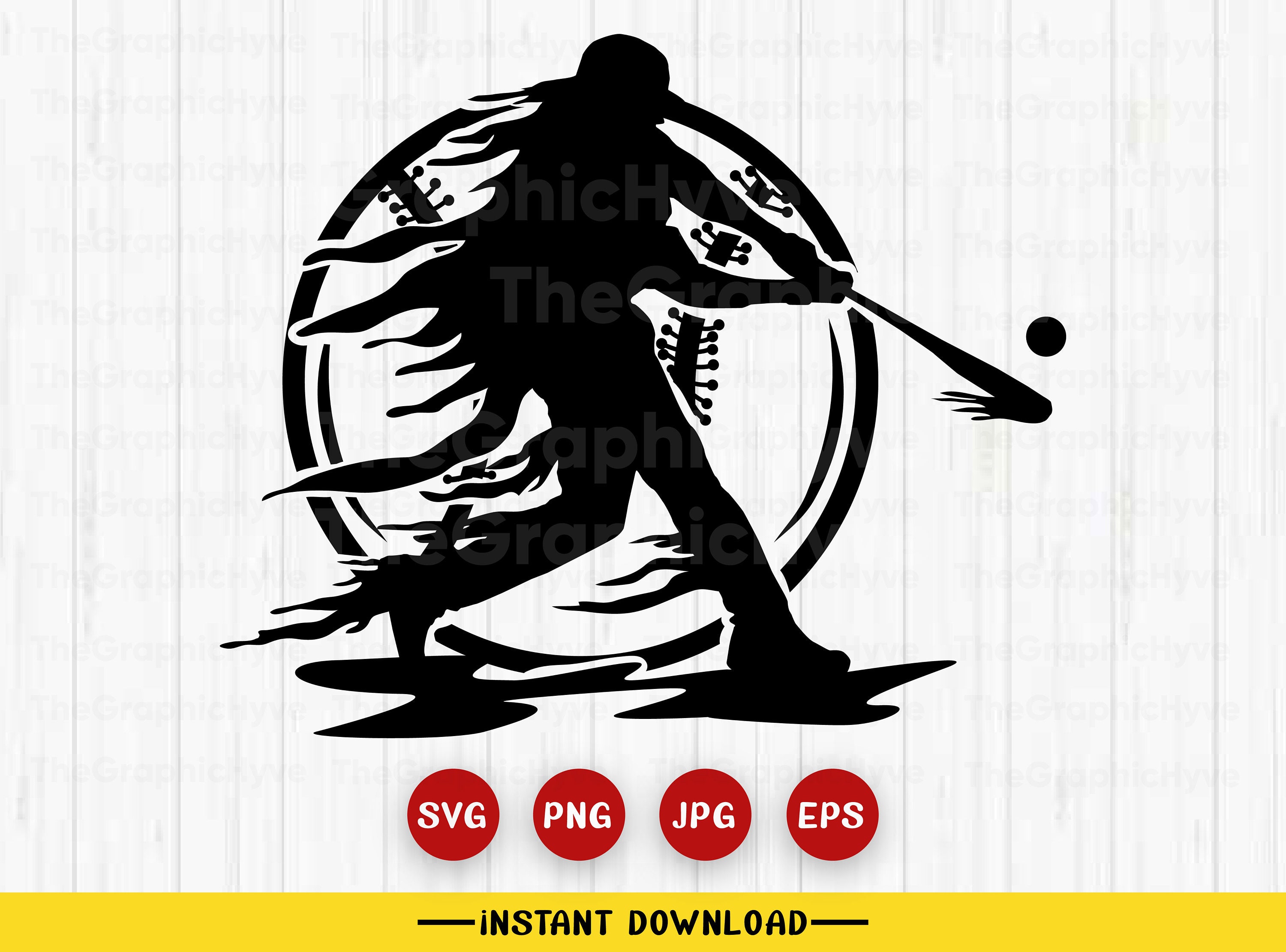 Baseball Player Heat SVG Baseball Player Svg for Him Gifts Svg Baseball ...