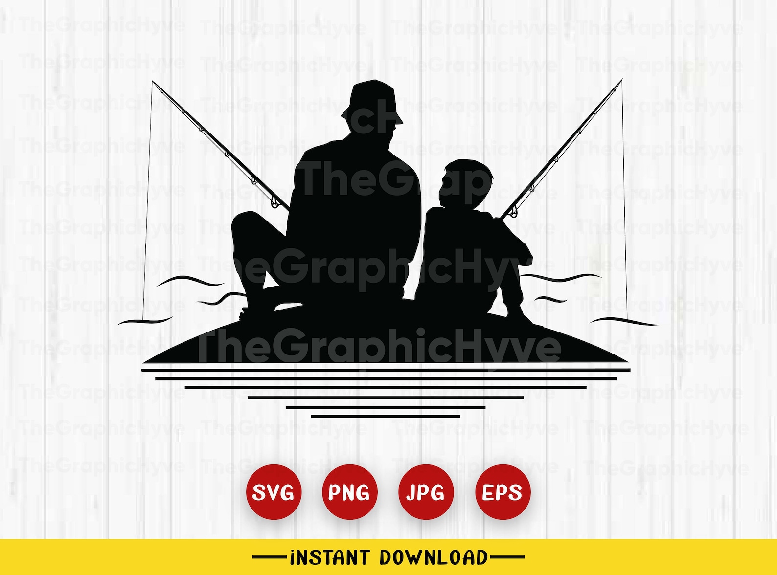 Father and Son SVG | Fishing SVG | Father and Son Fishing Svg | Dadlife ...