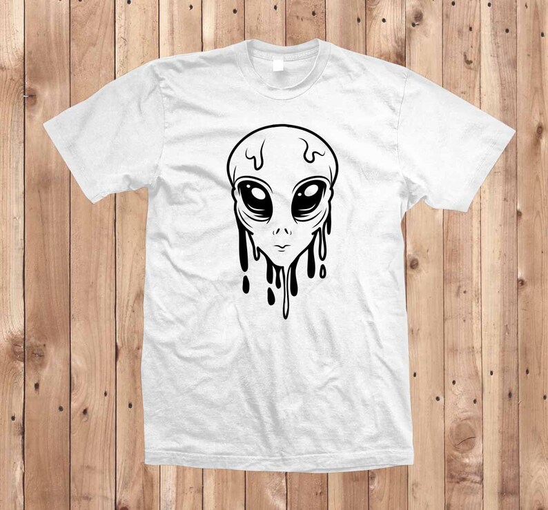 Dripping Alien SVG | Alien SVG | Alien T-shirt Sticker Graphics | Alien ...