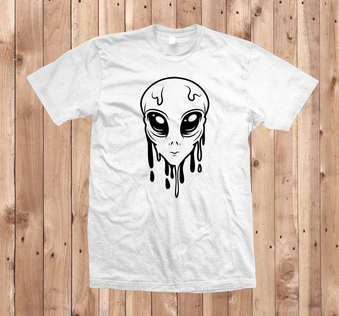Dripping Alien SVG Alien SVG Alien T-shirt Sticker Graphics Alien Drip ...