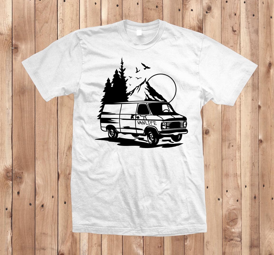 Outdoor Caravan Svg | Camping Van Svg | Camping Shirt Svg | Outdoor Svg ...