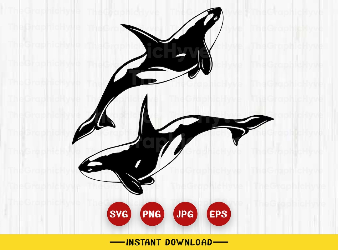 Killer Whale SVG | Orca Cut File for Laser, Svg File, Wall Decor, Svg ...