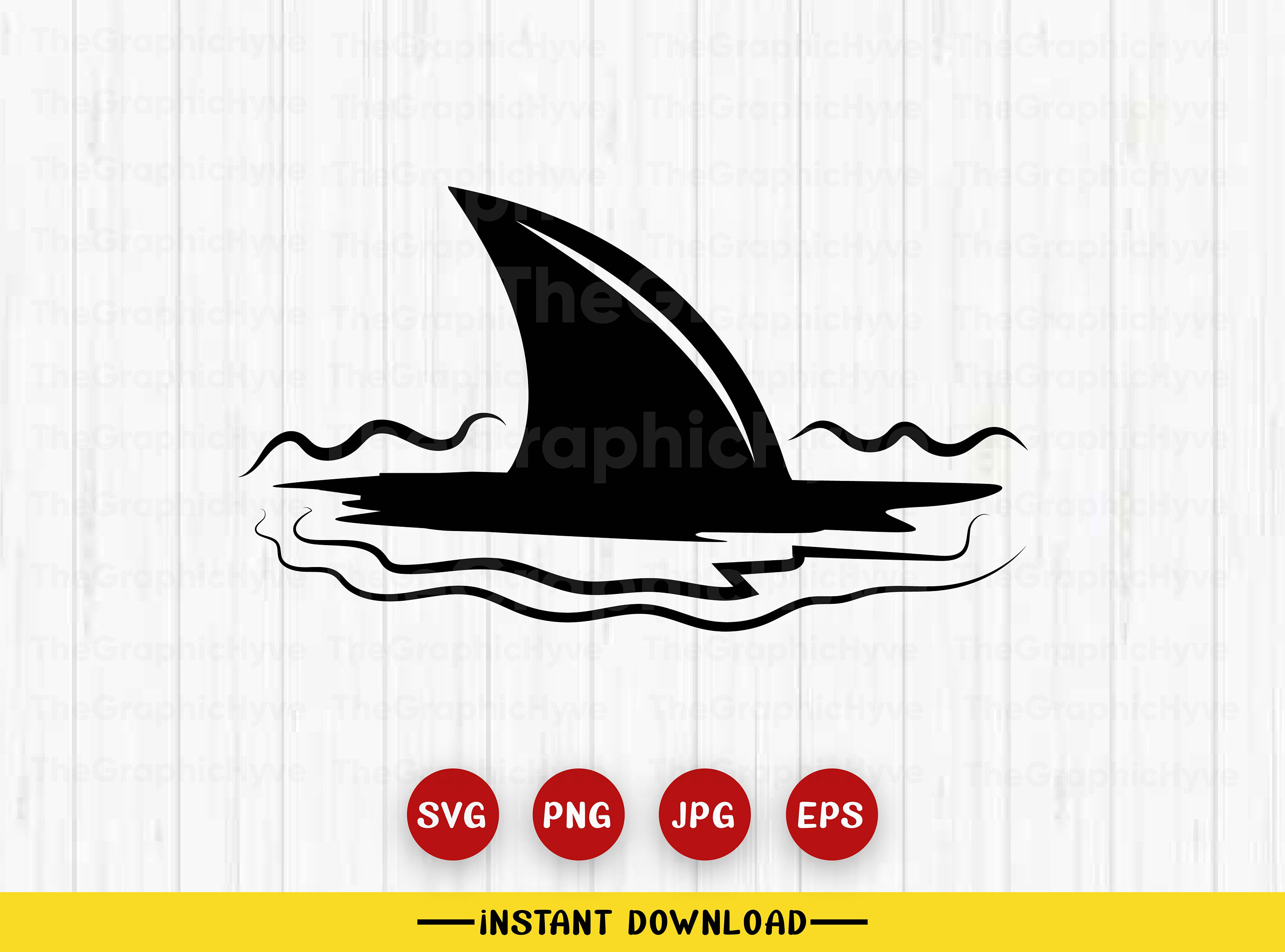 Shark Fins Svg, Shark Fins Water Svg, Shark Svg, Shark Silhouette ...